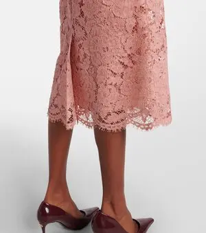 Dolce & Gabbana Lace Midi Skirt
