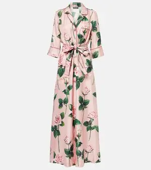 Dolce & Gabbana Floral Silk Maxi Dress - Multicoloured