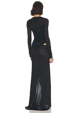 Attico Long Sleeve Gown