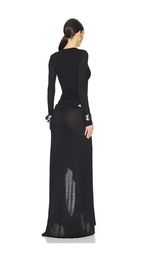 Attico Long Sleeve Gown