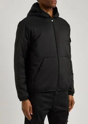 Moncler Monteynard Padded Hooded Shell Jacket - Black