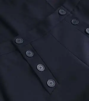 Claudie Pierlot Button-detailed High-waisted Straight Leg Trousers