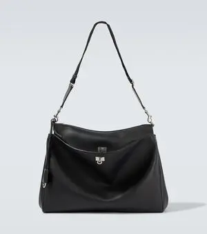 Balenciaga Rodeo Leather Messenger Bag - Black