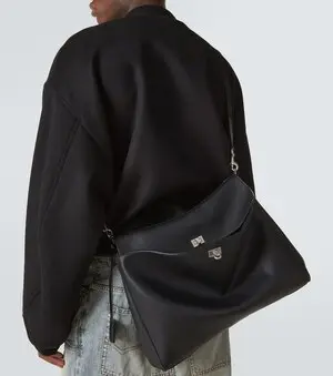 Balenciaga Rodeo Leather Messenger Bag