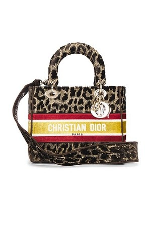 Dior Dior Lady D-Lite Handbag Brown