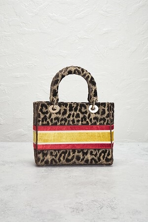 Dior Lady D-lite Handbag - Brown