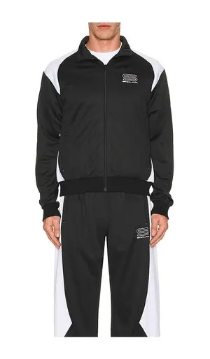 SINCLAIR GLOBAL Tech Logo Track Jacket In . Also