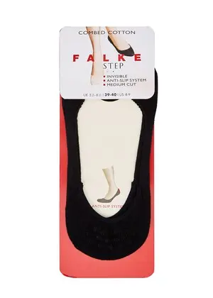 Falke Step Cotton-blend Trainer Socks - Black
