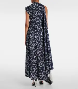 Proenza Schouler Devyn Floral Draped Maxi Dress