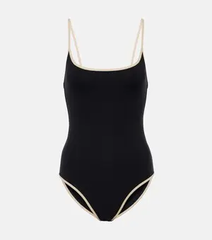 TOTEME Scoop Neck One-piece Swimsuit - Black