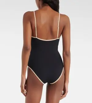 TOTEME Scoop Neck One-piece Swimsuit - Black