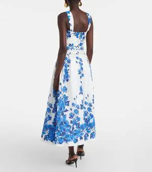 Rebecca Vallance Orchid Vines Print Top