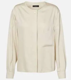 JOSEPH Vega Overshirt In Quail