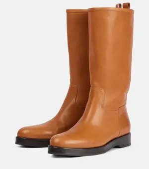Loro Piana John Leather Boots