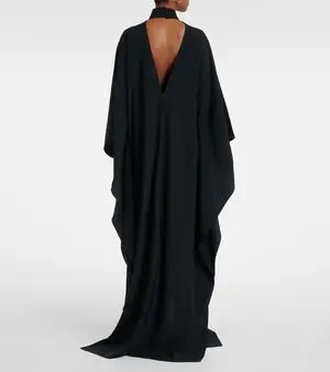 TALLER MARMO Crepe Cady Kaftan - Black