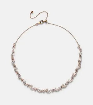 KAMYEN 18kt Rose Gold And Diamond Choker - Silver