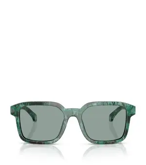Moncler Acetate Quaderna Me6006 Sunglasses - Brown