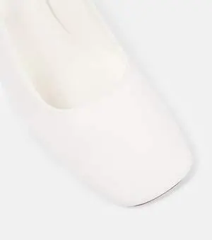 Dries Van Noten Leather Slingback Wedges