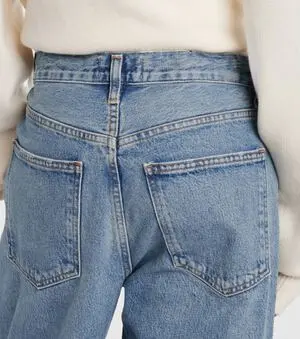 AGOLDE Henson Mid-rise Wide-leg Jeans