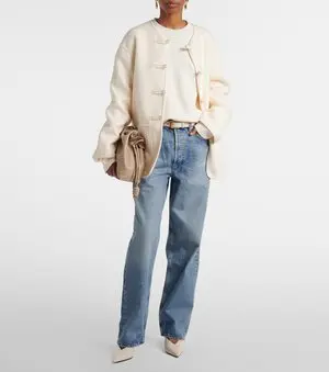 AGOLDE Henson Mid-rise Wide-leg Jeans