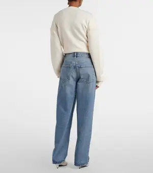 AGOLDE Henson Mid-rise Wide-leg Jeans