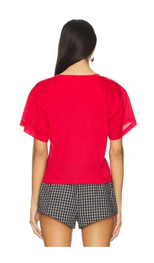LOVERS AND FRIENDS Cropped Jersey Top