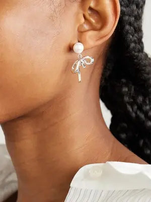 Completedworks Recycled And Pearl Earrings