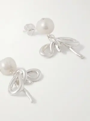 Completedworks Recycled And Pearl Earrings