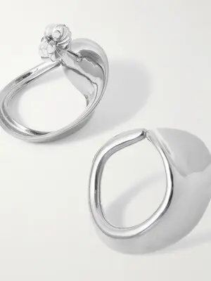 Agmes Marta Recycled Sterling Hoop Earrings