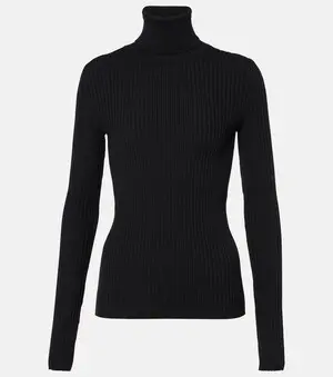 Dolce & Gabbana Wool-blend Ribbed Turtleneck Sweater