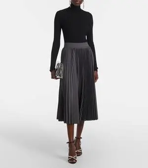 Dolce & Gabbana Wool-blend Ribbed Turtleneck Sweater