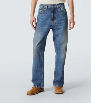 Our Legacy Third Cut Distressed Wide-leg Jeans