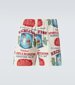 BODE Cotton Printed Shorts - Multicoloured