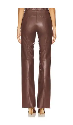 Miaou Element Faux Leather Trousers