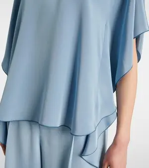 Max Mara Silk Crepe De Chine Blouse