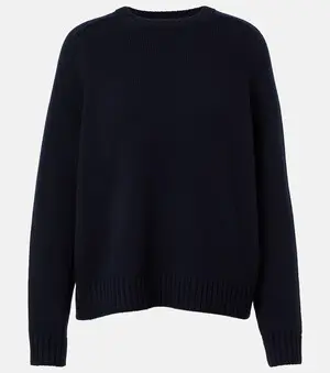 Loro Piana Parksville Cashmere Crewneck Sweater - Blue