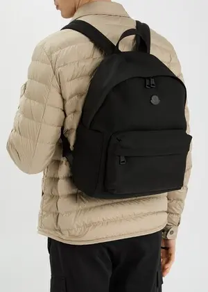 Moncler Pierick Canvas Backpack - Black