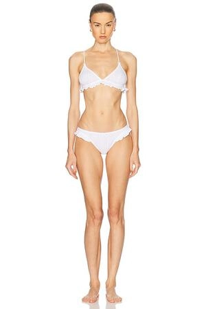 COU COU For Fwrd The Butterfly Bralette - White