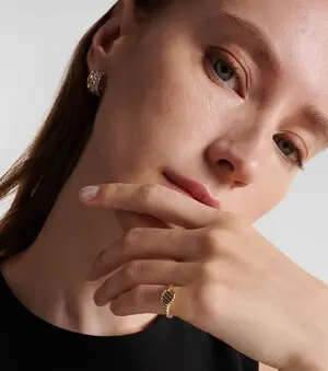 David Yurman Sculpted Cable 18kt Yellow Ring