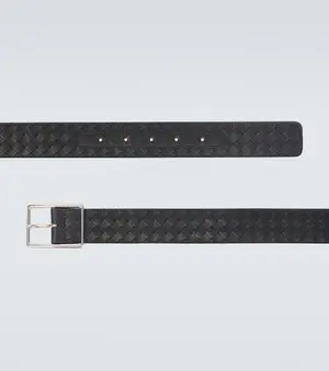 Bottega Veneta Piccolo Intrecciato Leather Belt