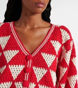 Anna Kosturova Crochet Cotton Cardigan