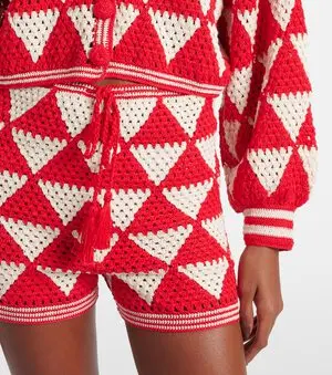 Anna Kosturova Crochet Cotton Cardigan