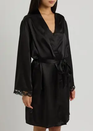 Simone Perele Love Me Silk-satin Robe