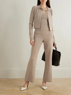 JOSEPH Milano Stretch-knit Flared Pants