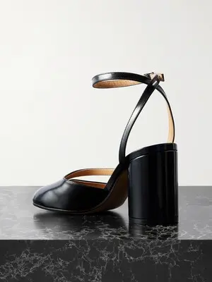 MAISON MARGIELA Tabi Split-toe Block Heel Pumps - Black