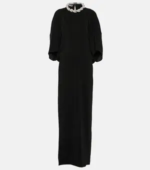 Stella McCartney Crystal-braided Maxi Dress