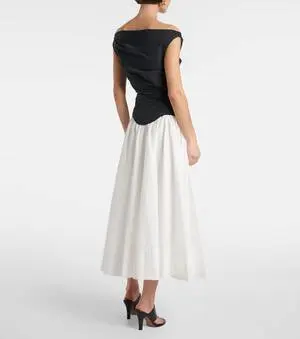 Simkhai Cersei Cotton Poplin Midi Dress