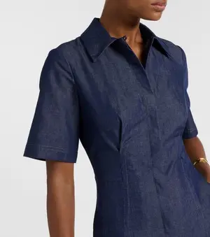 Vince Denim Shirt Dress