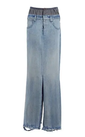 MAISON MARGIELA Cotton Maxi Skirt