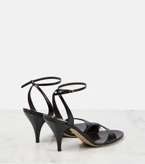 THE ROW Vika Leather Slingback Sandals